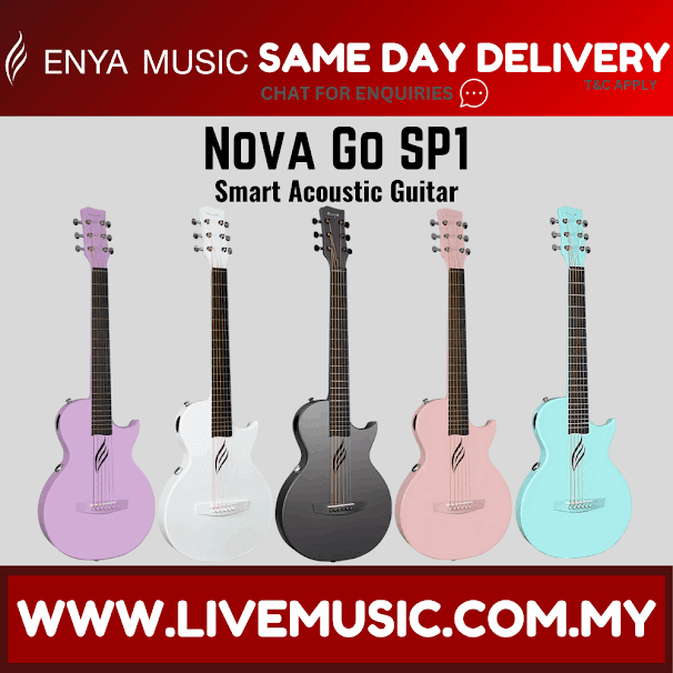 Enya Nova Go Guitar SP1 Carbon Fiber Acoustic-Electric Guitar ...