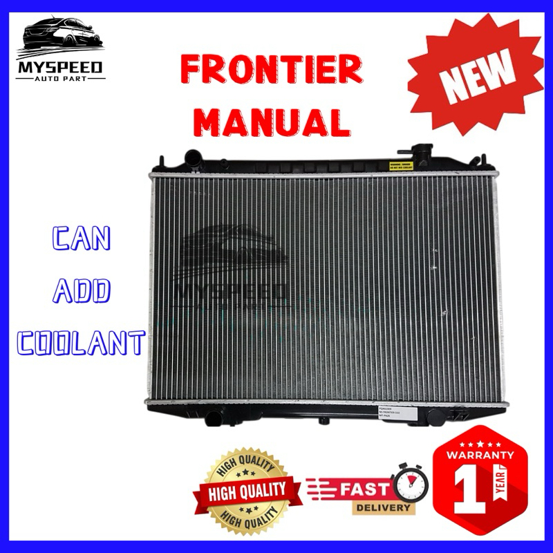 NISSAN FRONTIER MANUAL RADIATOR TANGKI AIR HIGH QUALITY 1 YEAR WARRANTY ...
