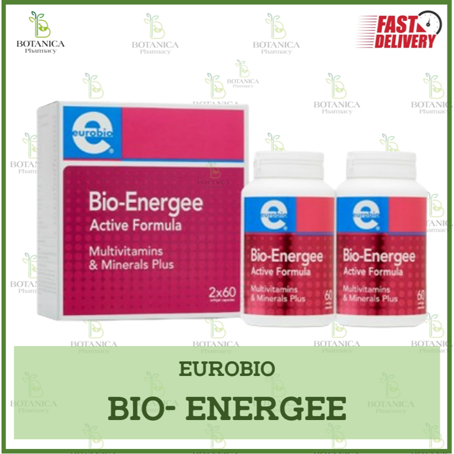 Eurobio Bio-Energee Active Formula 60's SOFTGEL CAPSULE (Exp: 10/2026 ...