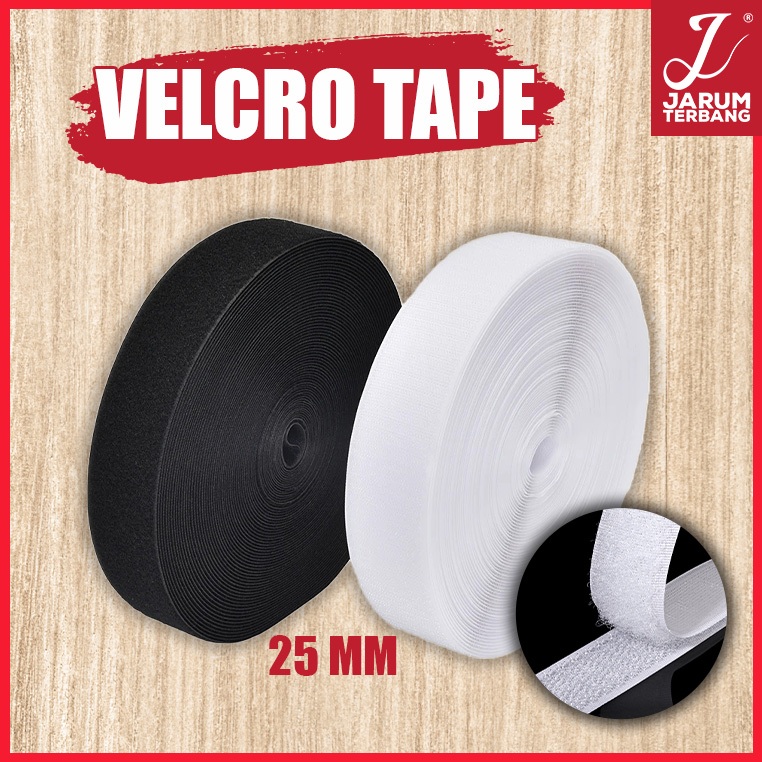 Velcro Tape With Adhesive Hook & Loop Tape Fastener White & Black ...