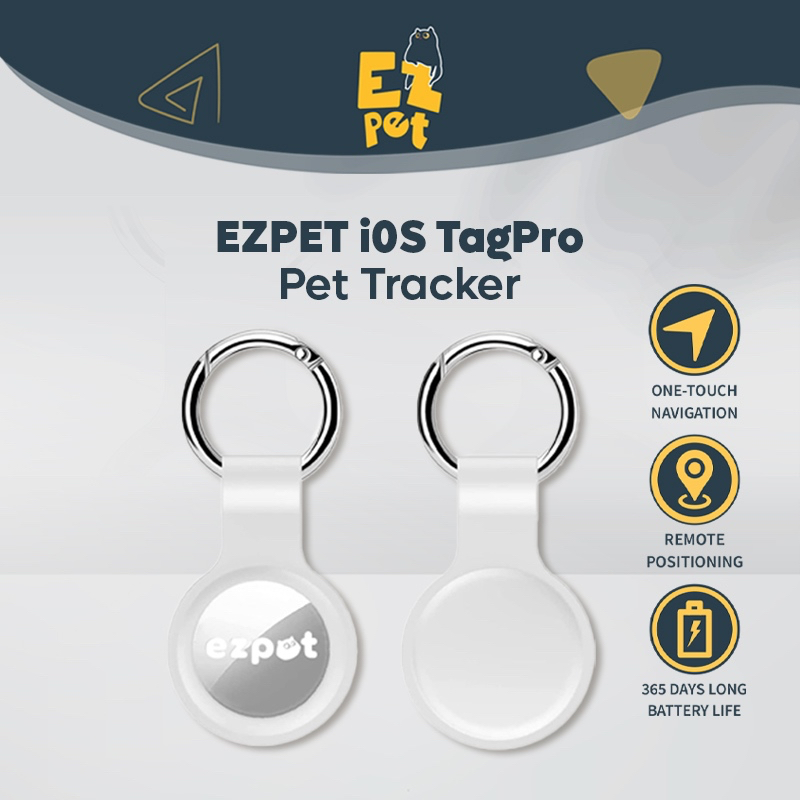EZPET🐱 [i0S TagPro] Bluetooth Pet Tracker Pet Locator Key Finder Anti ...