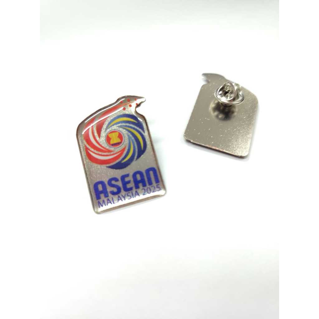 [ASEAN] Collar Pin ASEAN MALAYSIA 2025 with epoxy | Shopee Malaysia