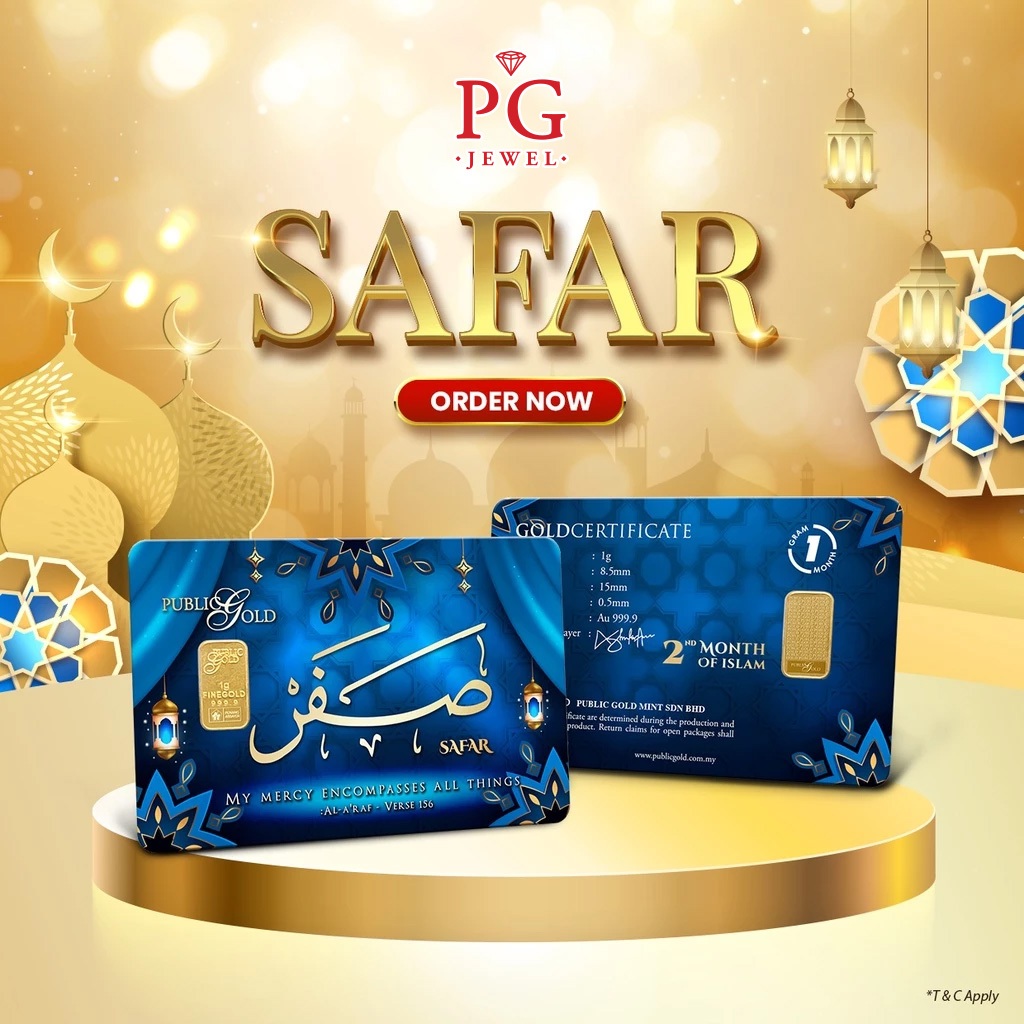 Public Gold Bullion Bar 1g (Au 999.9) - Safar | Shopee Malaysia