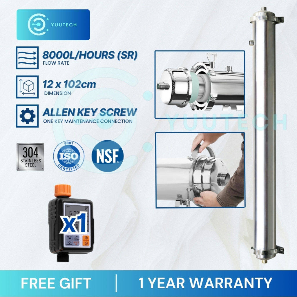 YUUTECH ULTRA FILTRATION UF MEMBRANE SUS 306 OUTDOOR WATER FILTRATION SYSTEM 5000L 6000L 7000L ...