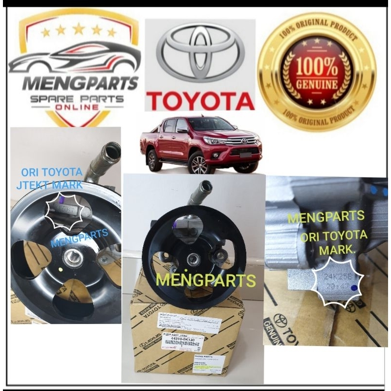 ORIGINAL TOYOTA HILUX REVO GUN125 GUN126 FORTUNER GUN155 GUN156 2016Y ...