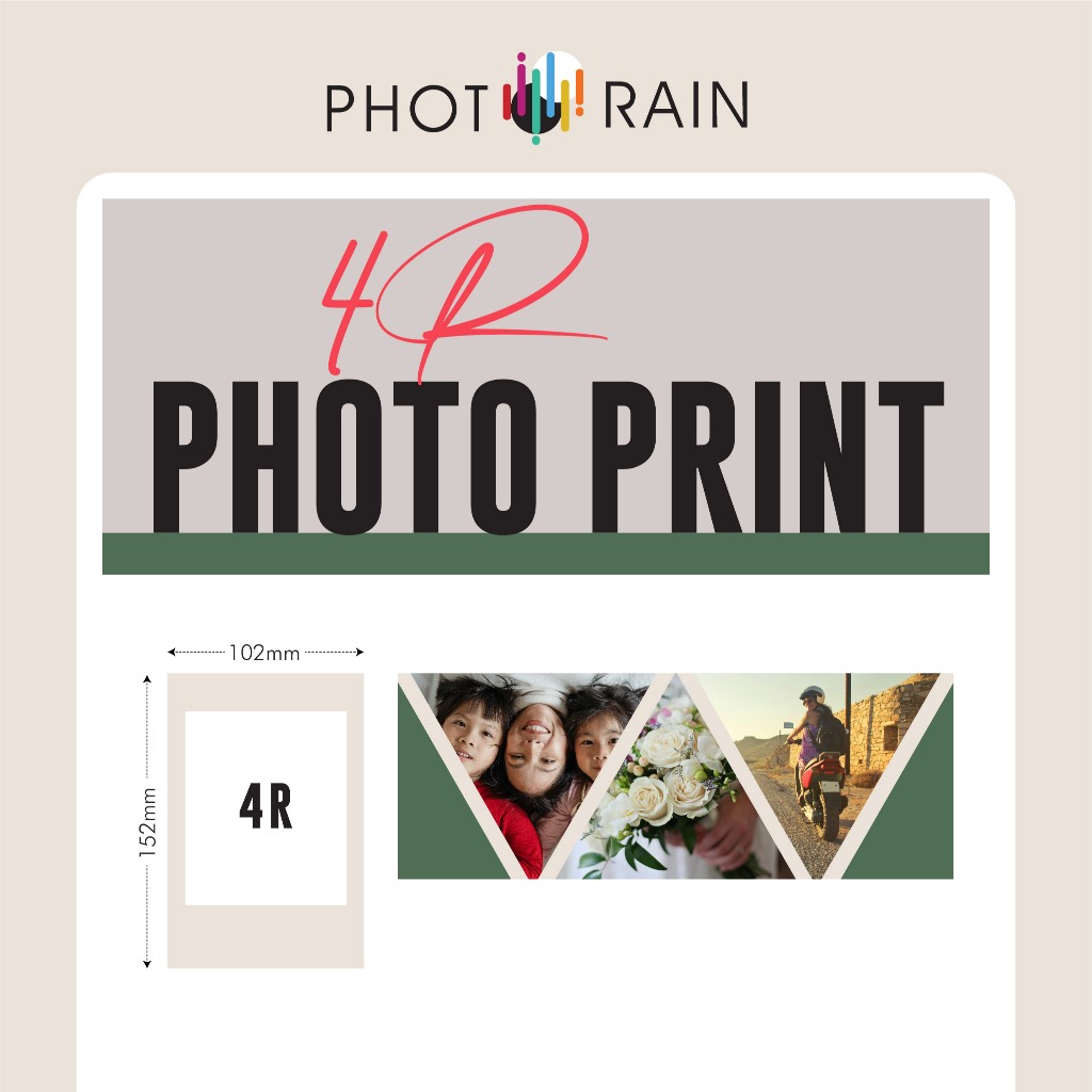 4R GLOSSY Photo Print | Sharp & Vivid Colours | Superior Quality Photo ...