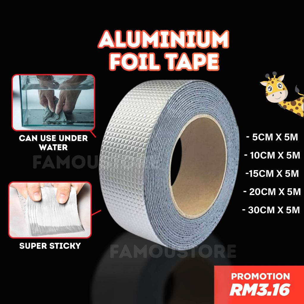 Aluminium Foil Waterproof Tape Self Adhesive Tape Butyl Tape Crack ...