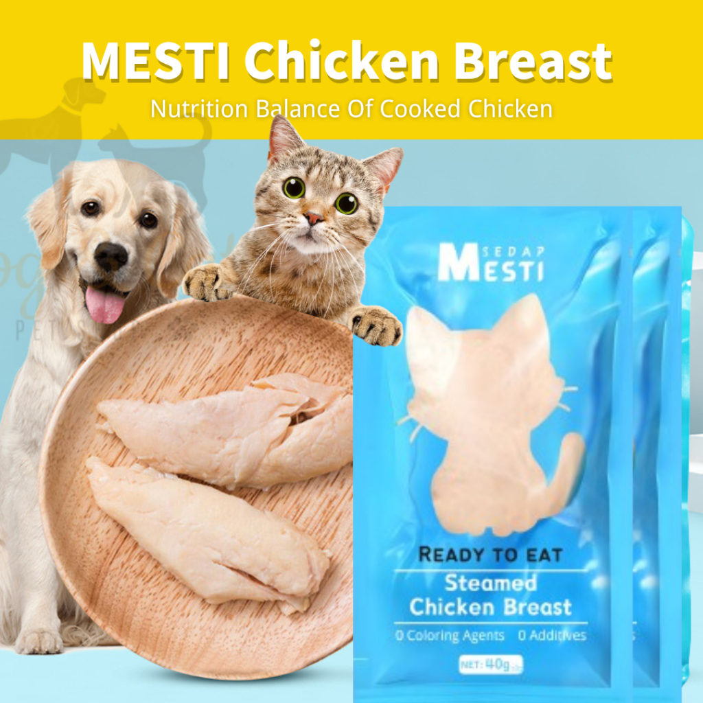 MESTI MASTI Chicken Breast For Cat For Dog Cat Food Cat Snack Dada Ayam ...