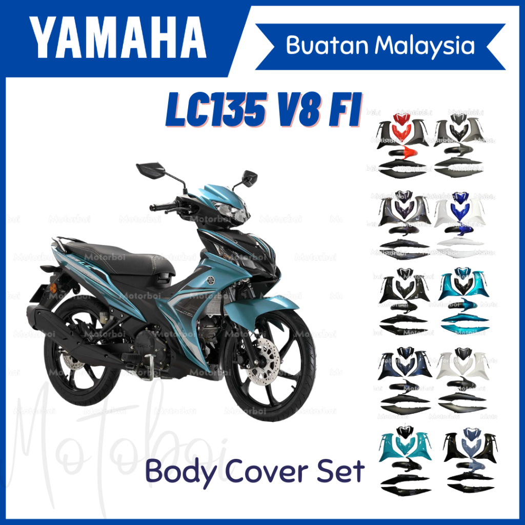 YAMAHA LC V8 Fi Full Body Cover Set LCV8 LC135 135LC LC Coverset HLD ...