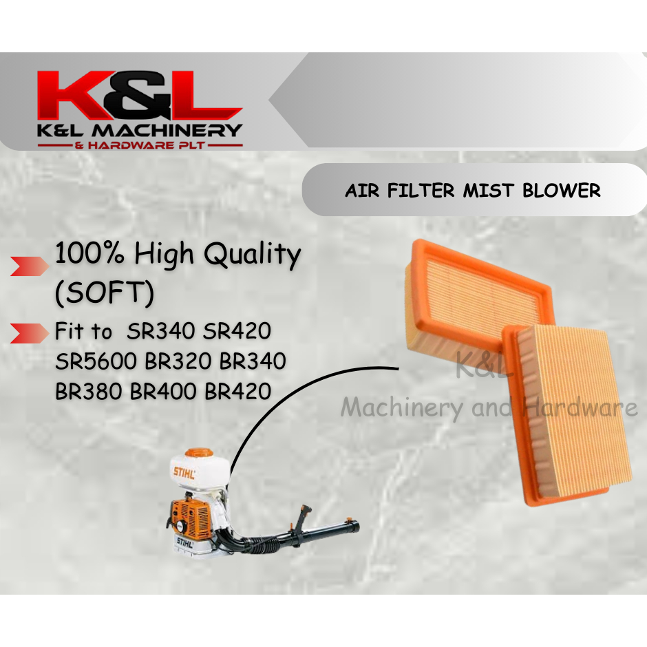 Heavy Duty SR400 SR420 SR5600 STAR 450 Mistblower Air Filter(Mesin Pump ...