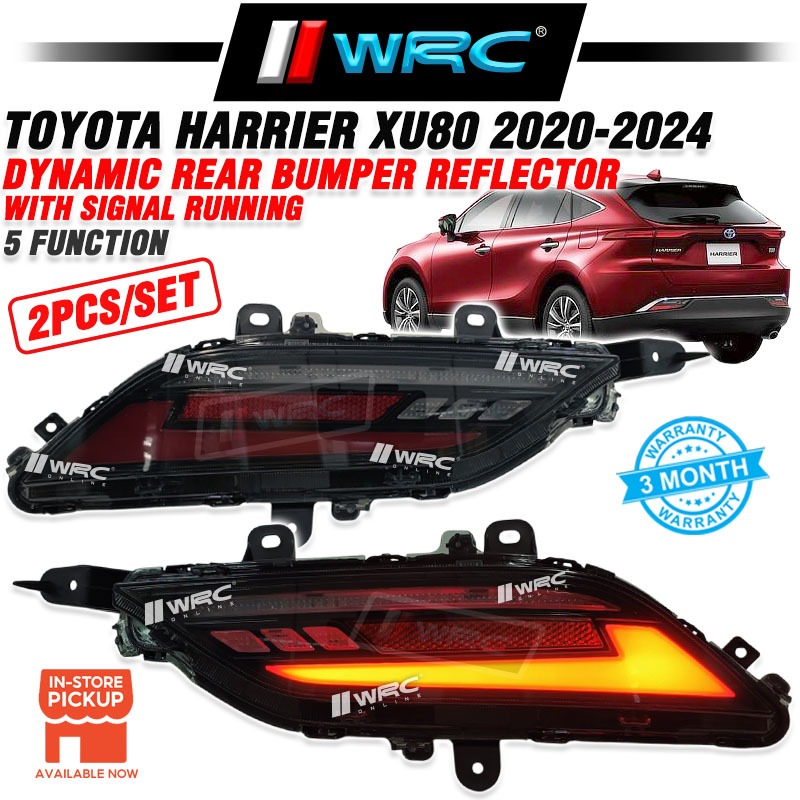 JM-18-2 Toyota Harrier XU80 2020 - 2024 Dynamic Rear Bumper Reflector ...