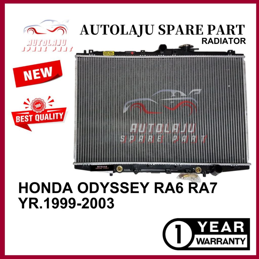 HONDA ODYSSEY RA6 RA7 (1999-2003) RADIATOR HIGH QUALITY 1 YEAR WARRANTY ...