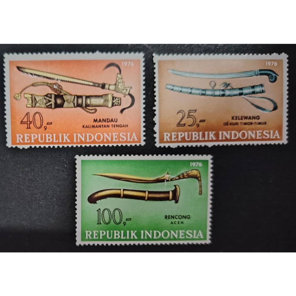 Indonesia, 1976 Art and Culture - Daggers and Sheaths, MINT, COMPLETE ...