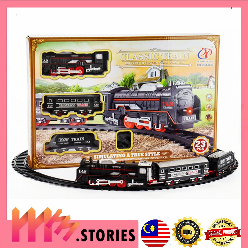MM Stories Rail King Electric Classical Train 19 Pieces Set Train Set ...
