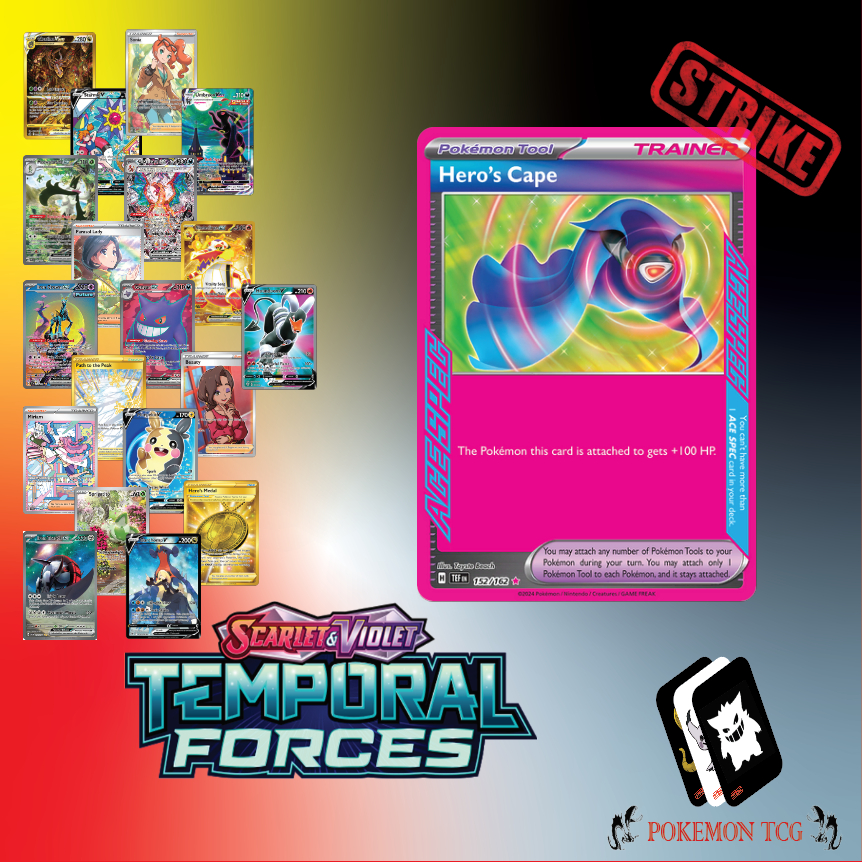 Hero's Cape 152/162 Temporal Force SV06 PTCG | Shopee Malaysia