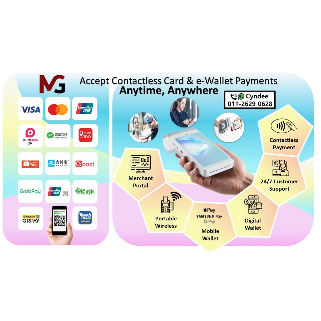 Linking All Payment Methods: All-In-One Wireless Visa/Mastercard & e-Wallets Digital Payment ...