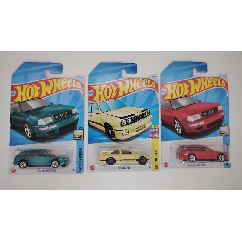 HOTWHEELS 94 AUDI AVANT RS & 92 BMW M3 | Shopee Malaysia