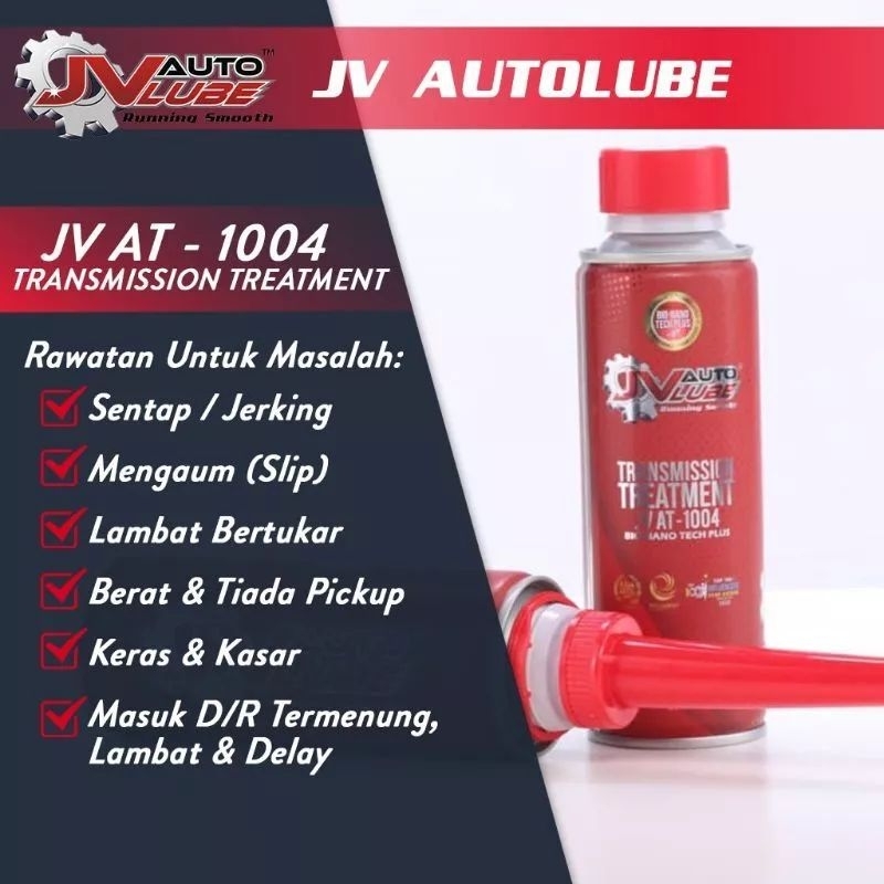 JV AUTO LUBE (Gearbox treatment Oil) - MERAWAT SEMUA GEARBOX KENDERAAN AutoTransmission ...