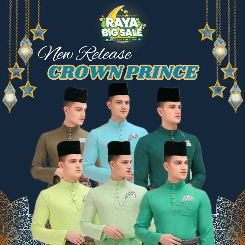 BAJU MELAYU CROWN PRINCE 2025 (GREEN SERIES) BY EASTANA EXCLUSIVE ...