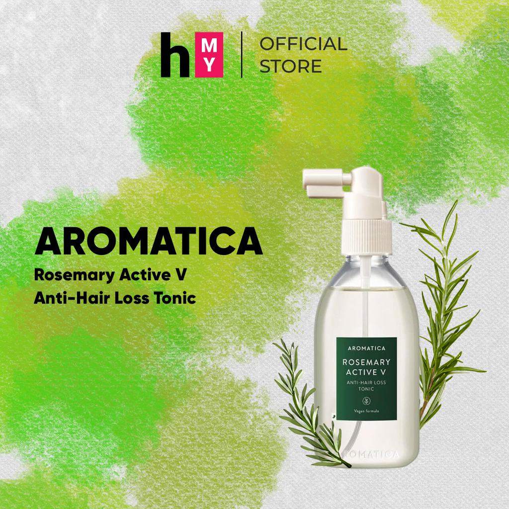 AROMATICA Rosemary Active V Anti-Hair Loss Tonic - 100ml | Shopee Malaysia