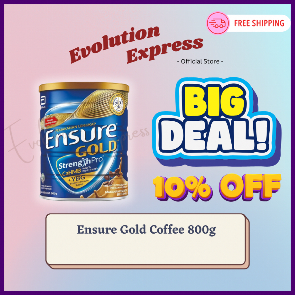 Ensure Gold Coffee ( 800g / 850g / 400g ) Exp 2026 | Shopee Malaysia