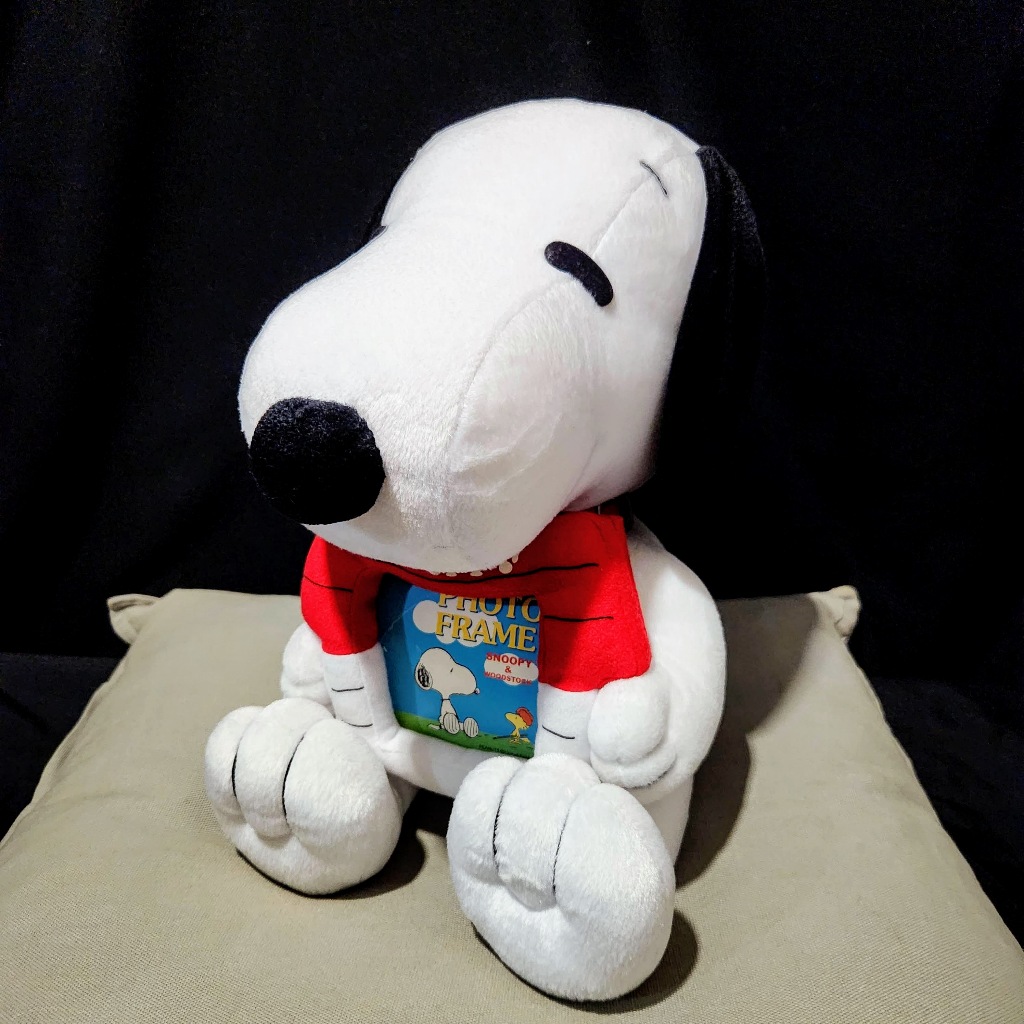 PEANUTS Snoopy Plush Toy with Photo Frame | Shopee Malaysia
