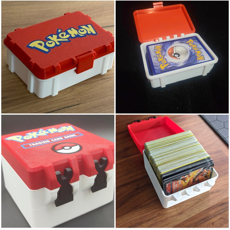 Pokemon Card Case Card Box Card holder Card Keeper Pokemon Trading Card ...