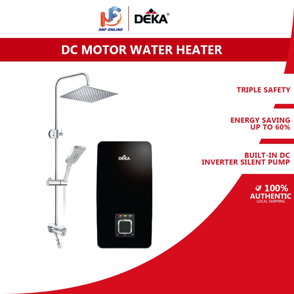 Deka AQUAS 66RS DC Inverter Rain Shower Water Heater AQUAS 66RS (Matt ...