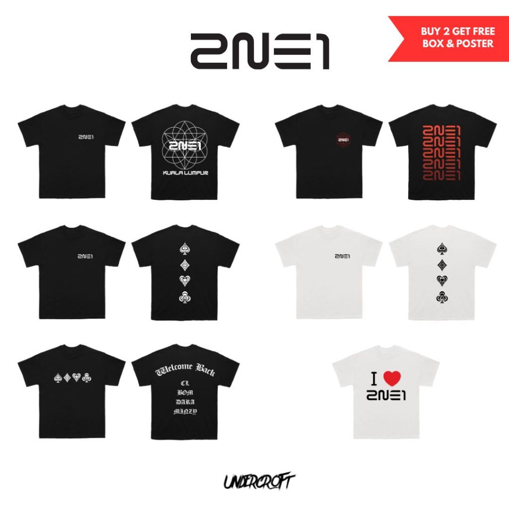2NE1 Welcome Back Oversize Shirt Merchandise by Undercroft | Shopee ...