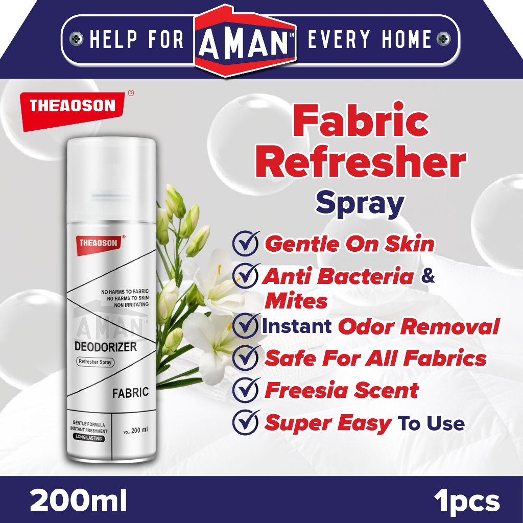 THEAOSON Fabric Deodorant Fabric Freshener Spray Clothes Deodorant ...