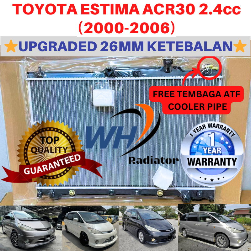 TOYOTA ESTIMA ACR30 2.4cc (26mm)Double Layer TOP QUALITY AUTO/MANUAL ...