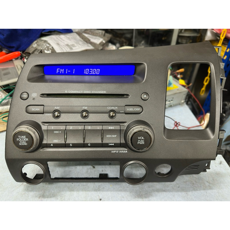 Honda Civic FD Head Unit Radio Player Malaysia Spec 6 CD Changer ...