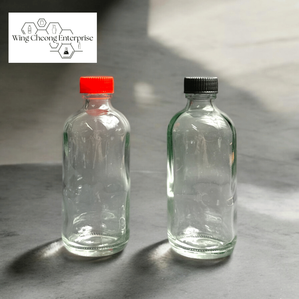 Botol Kaca Bulat 100ml untuk Minyak, Cecair & Ubat Tradisional – 100ml ...