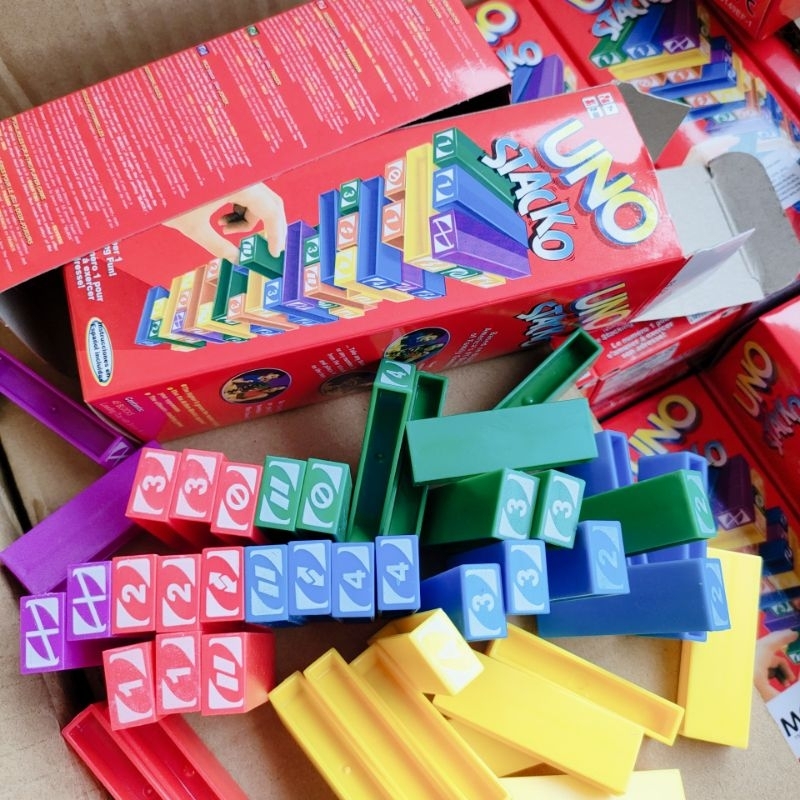 "READY STOCK" Uno Stacko game | Shopee Malaysia