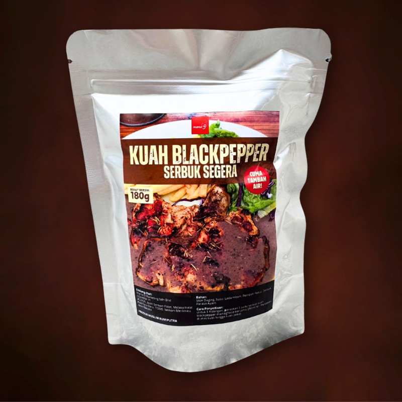 SERBUK KUAH LADA HITAM MAMAGFOOD - Serbuk Segera 180g | Shopee Malaysia