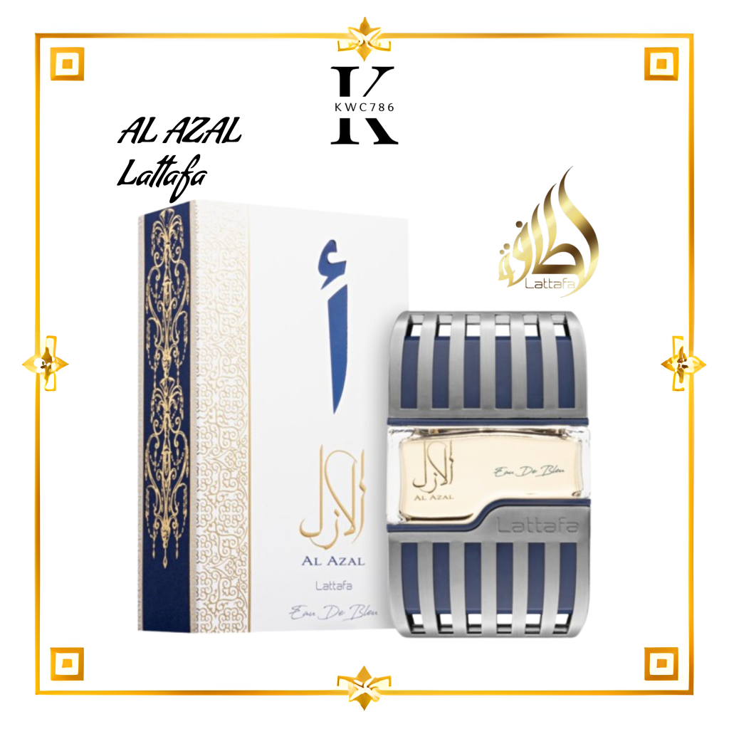 Original AL Azal Eau de Bleu Edp Perfume by Lattafa 100ml for Men ...