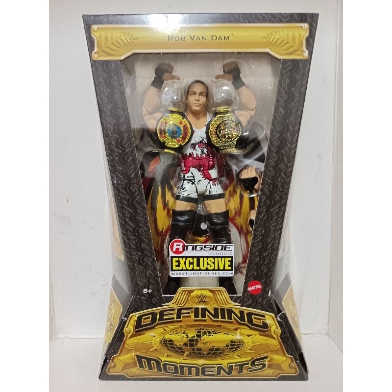 Mattel WWE Elite Defining Moments Rod Van Dam RVD Wrestling Action ...