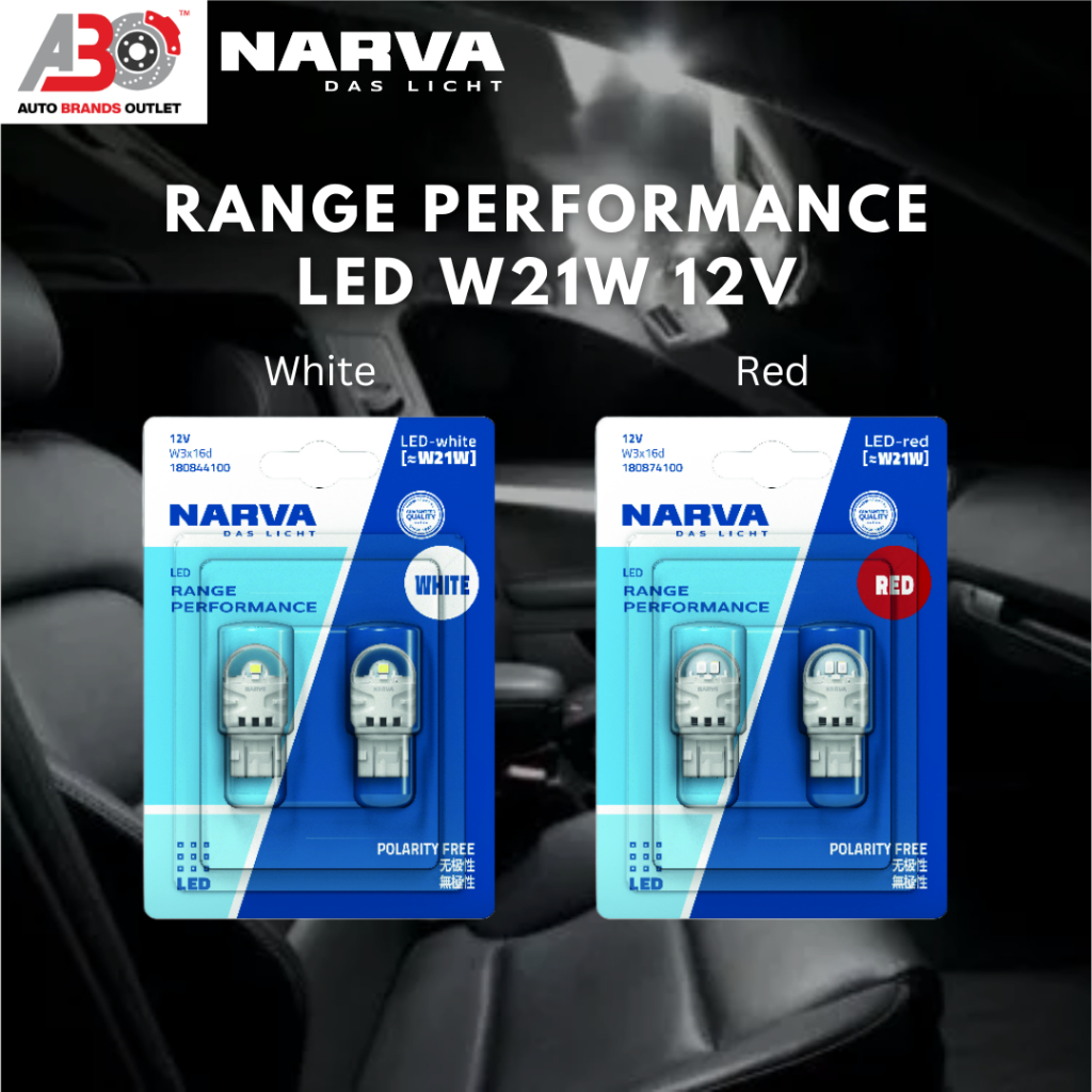NARVA T20 W21W 12V Range Performance LED Signaling Light Bulb | Shopee Malaysia