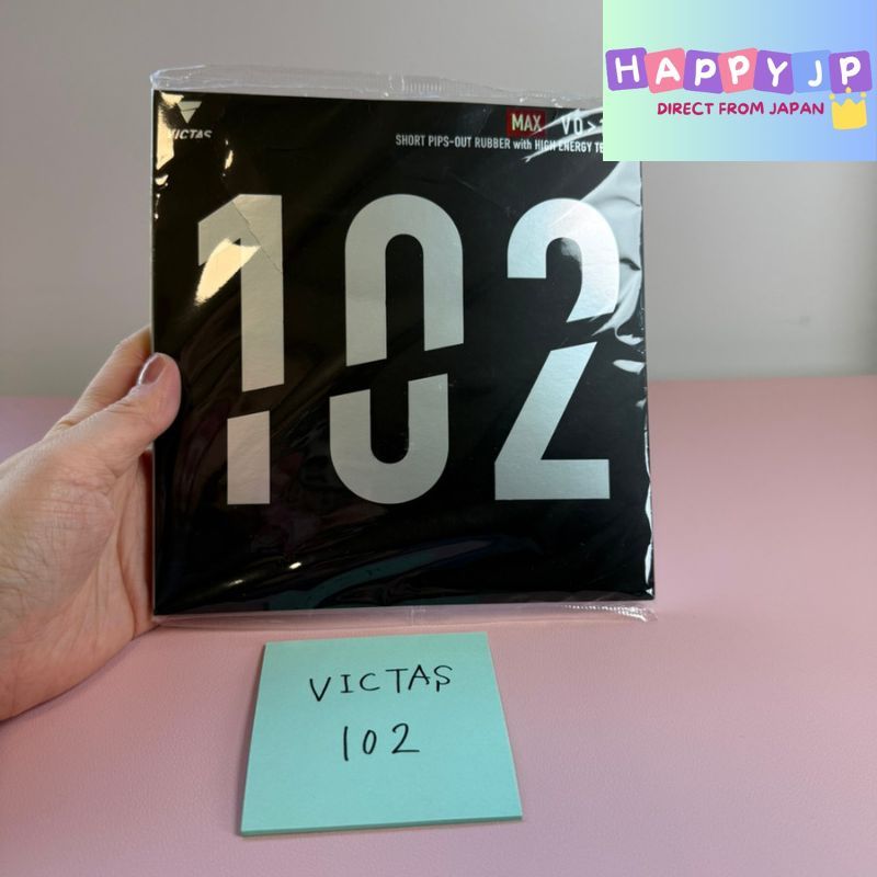 VICTAS Table Tennis Rubber VO>102 Pimples-In High Energy Tension Attack Red,Black | Shopee Malaysia