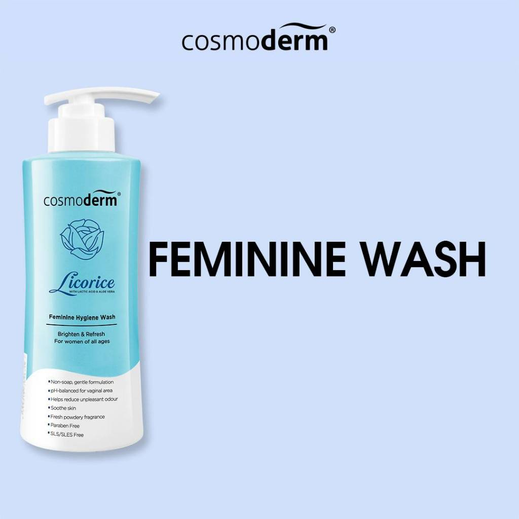 COSMODERM LICORICE FEMININE HYGIENE WASH 375ML | Shopee Malaysia