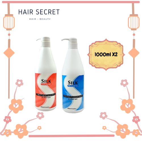Silk Professional Treatment Shampoo + Conditioner (For Rebonding Hair ...