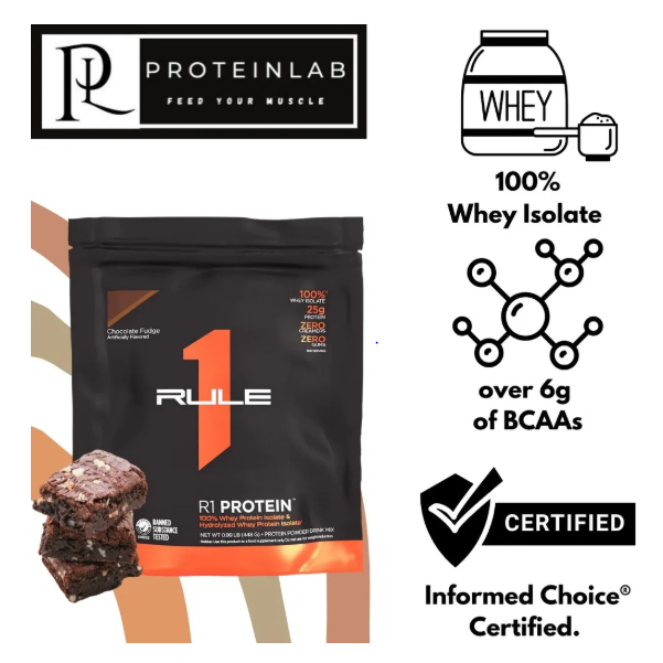 Rule 1 100% Hydrolysed Whey Isolate Protein (1lbs) | Shopee Malaysia