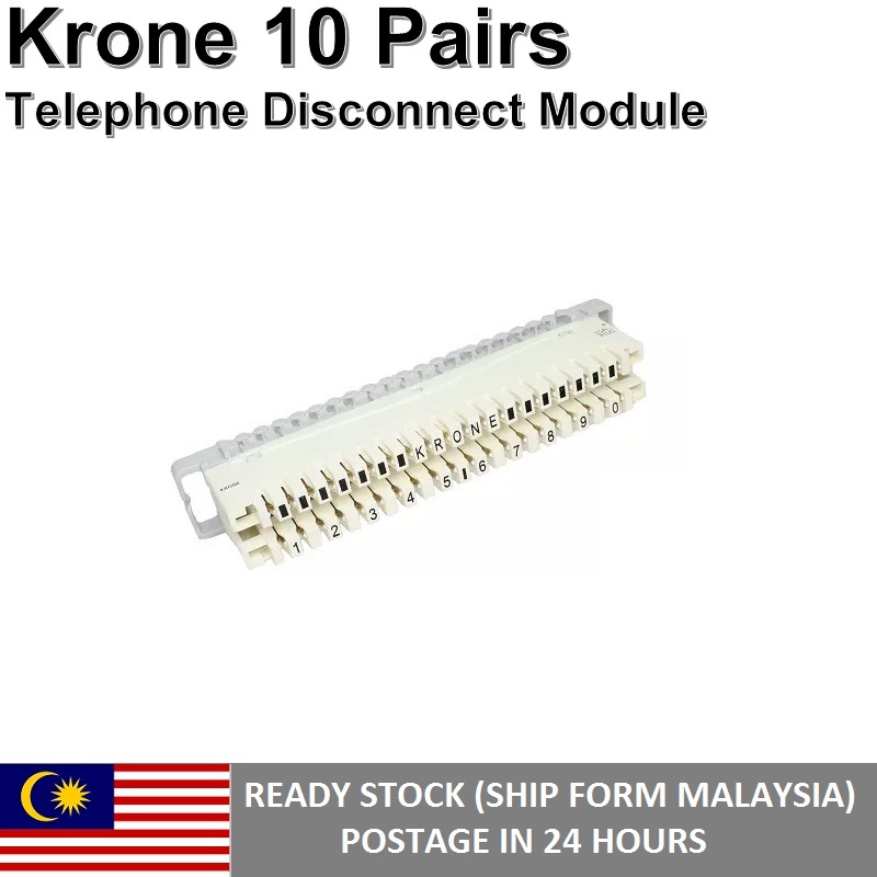 10 Pairs Krone Article telephone Module Spring Snaps into Wiring Module ...