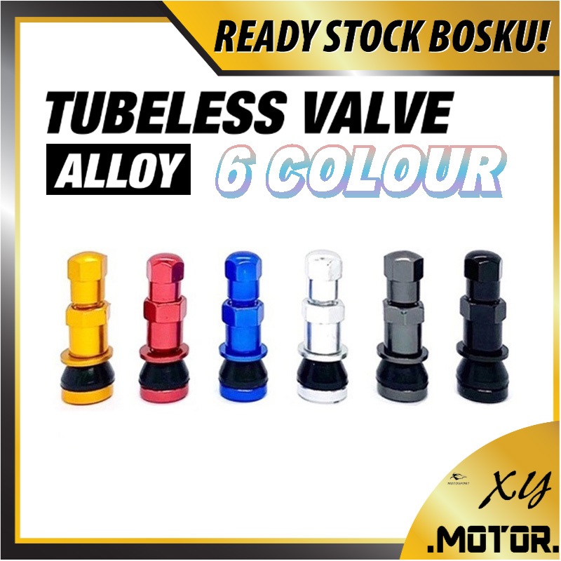 COLOUR TUBELESS VALVE HEAD/KEPALA TUIB COLOR TYRE TIRE TAYAR TUBELESS ...