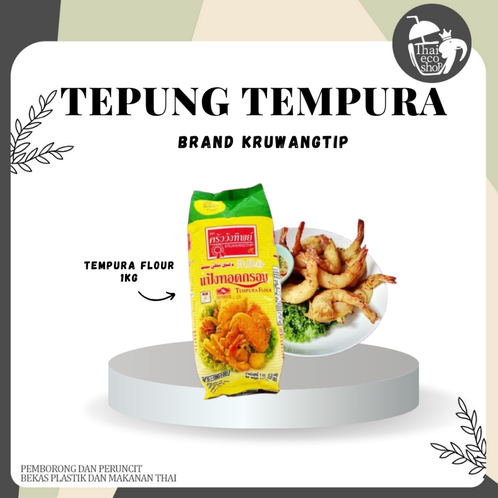 Tepung Tempura brand Kruwangtip Tempura Flour 1kg Tepung Goreng Ayam ...