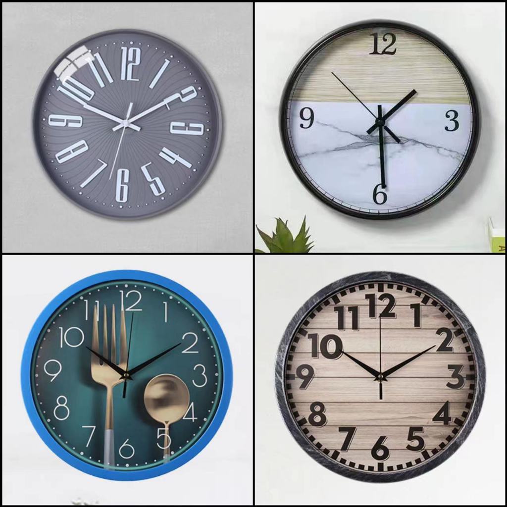 WC 02 - 25cm / 30cm Wall Clock / Round Clock / Jam Dinding Hiasan / 挂钟 ...