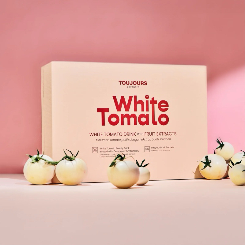 TOUJOURS ADVANCED WHITE TOMATO WITHOUT COLLAGEN (30 sachet) | Shopee ...