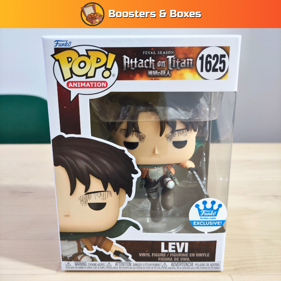 Funko Pop! Animation: Attack on Titan - Levi with Swords #1625 [Funko ...