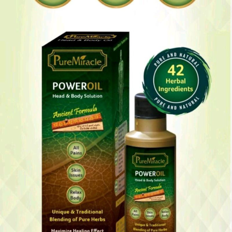 Minyak 19 Herbal - Pure Miracle Herbal Oil 50ml From Sri Lanka | Shopee ...
