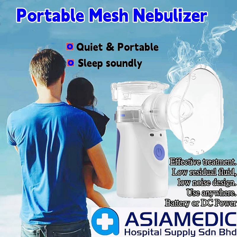 Portable Ultrasonic Nebulizer Mini Low Noise Handheld Medical Inhaler ...